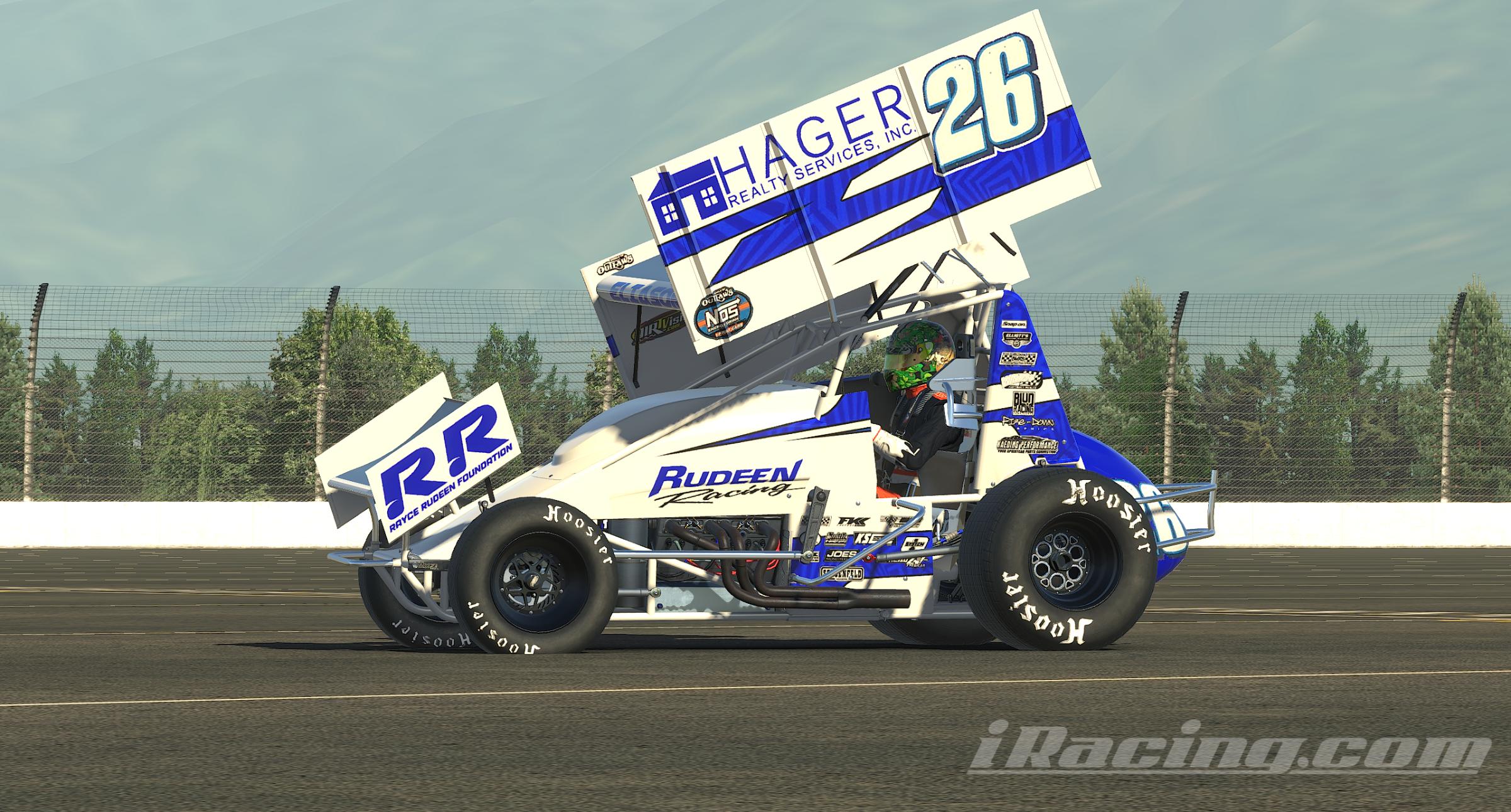 Cory Eliason 2021 Knoxville Nationals Hager Realty Services #26 by Jake ...