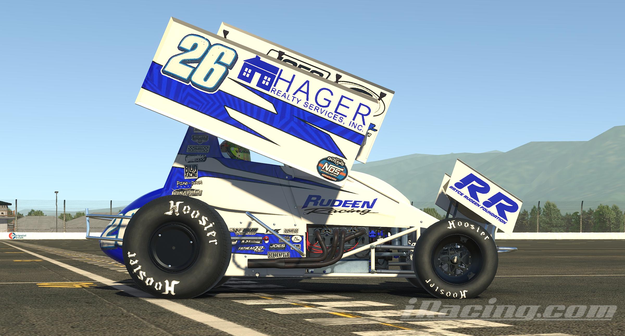 Cory Eliason 2021 Knoxville Nationals Hager Realty Services #26 by Jake ...