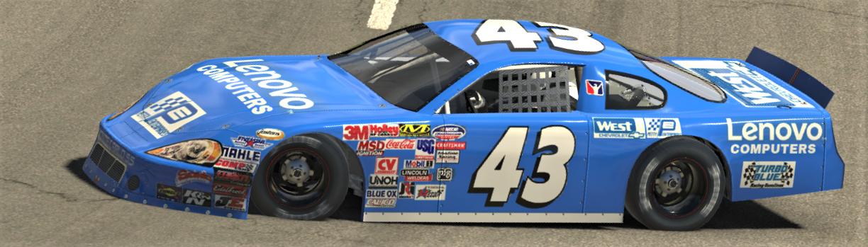 LENOVO Late Model (Blue Paint) by Christopher Rives - Trading Paints