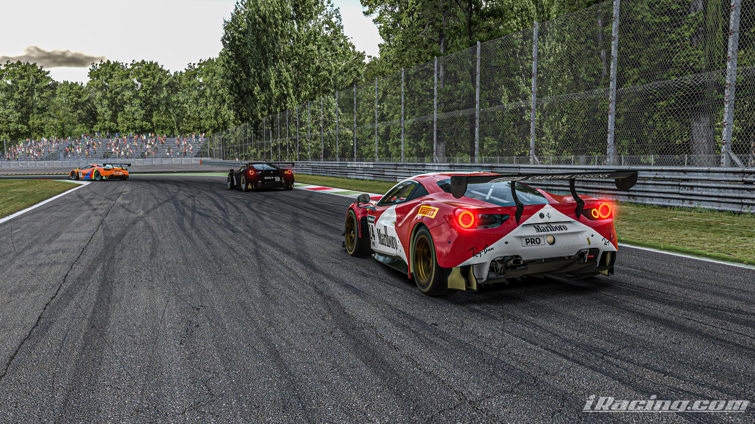 Marlboro Livery - Ferrari 488 GT3 Evo by Gino Kelleners - Trading Paints