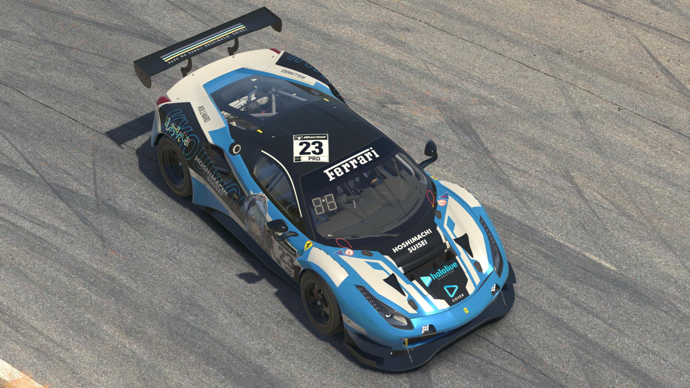 Hololive - Hoshimachi Suisei (Ferrari 488 GT3 Evo) [Itasha] by Mitchell ...