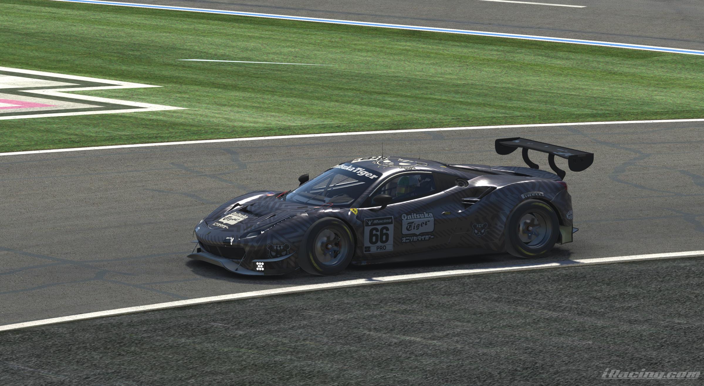 Silver Onitsuka Tiger Ferrari 488 GT3 Evo 2020 by Matt M. - Trading Paints