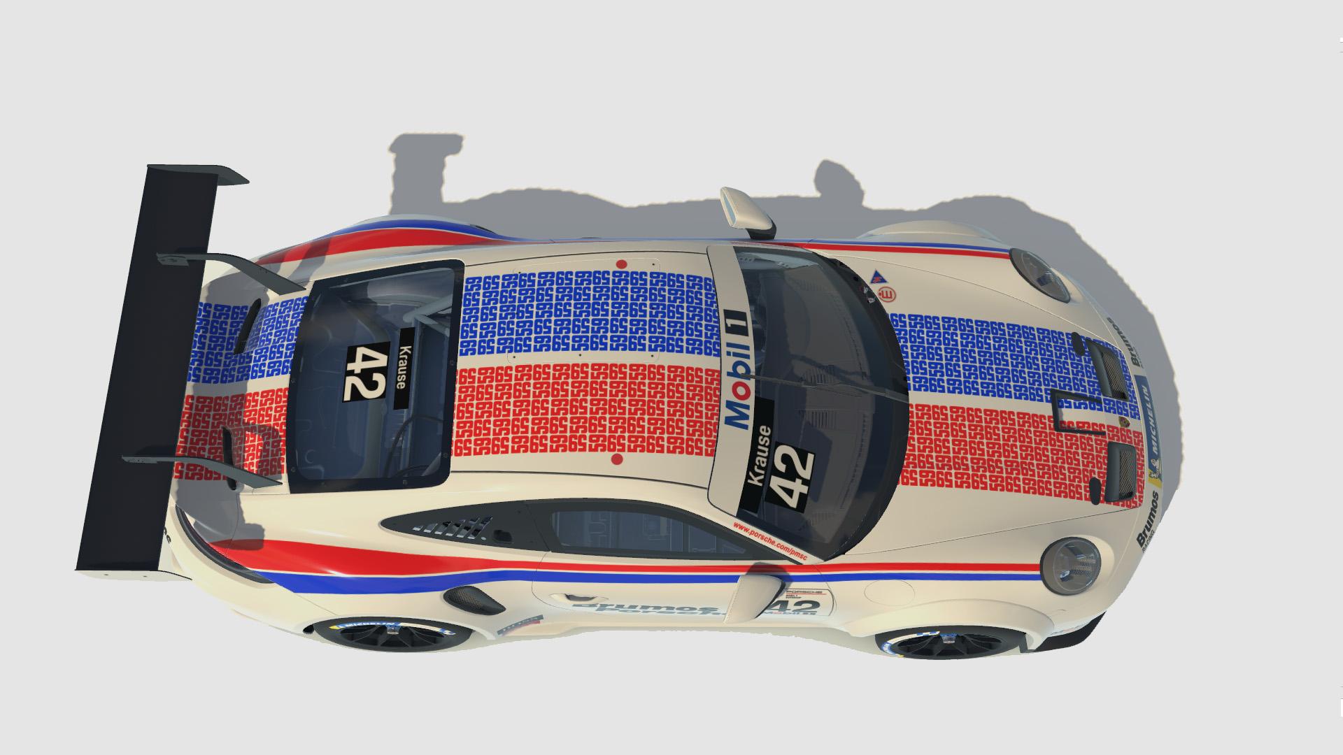 Porsche 992 Cup Brumos by Bill Krause - Trading Paints