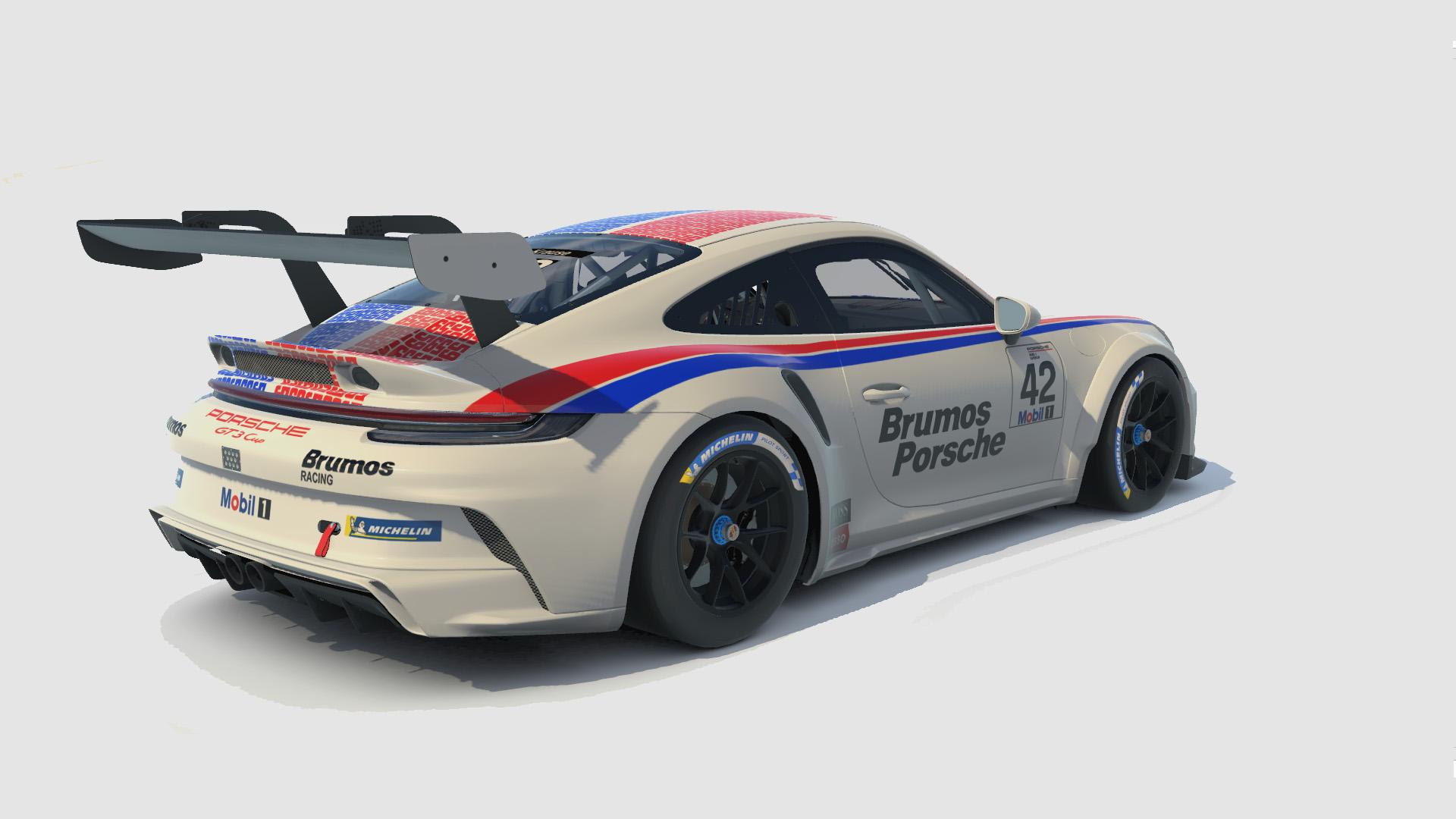 Porsche 992 Cup Brumos by Bill Krause - Trading Paints