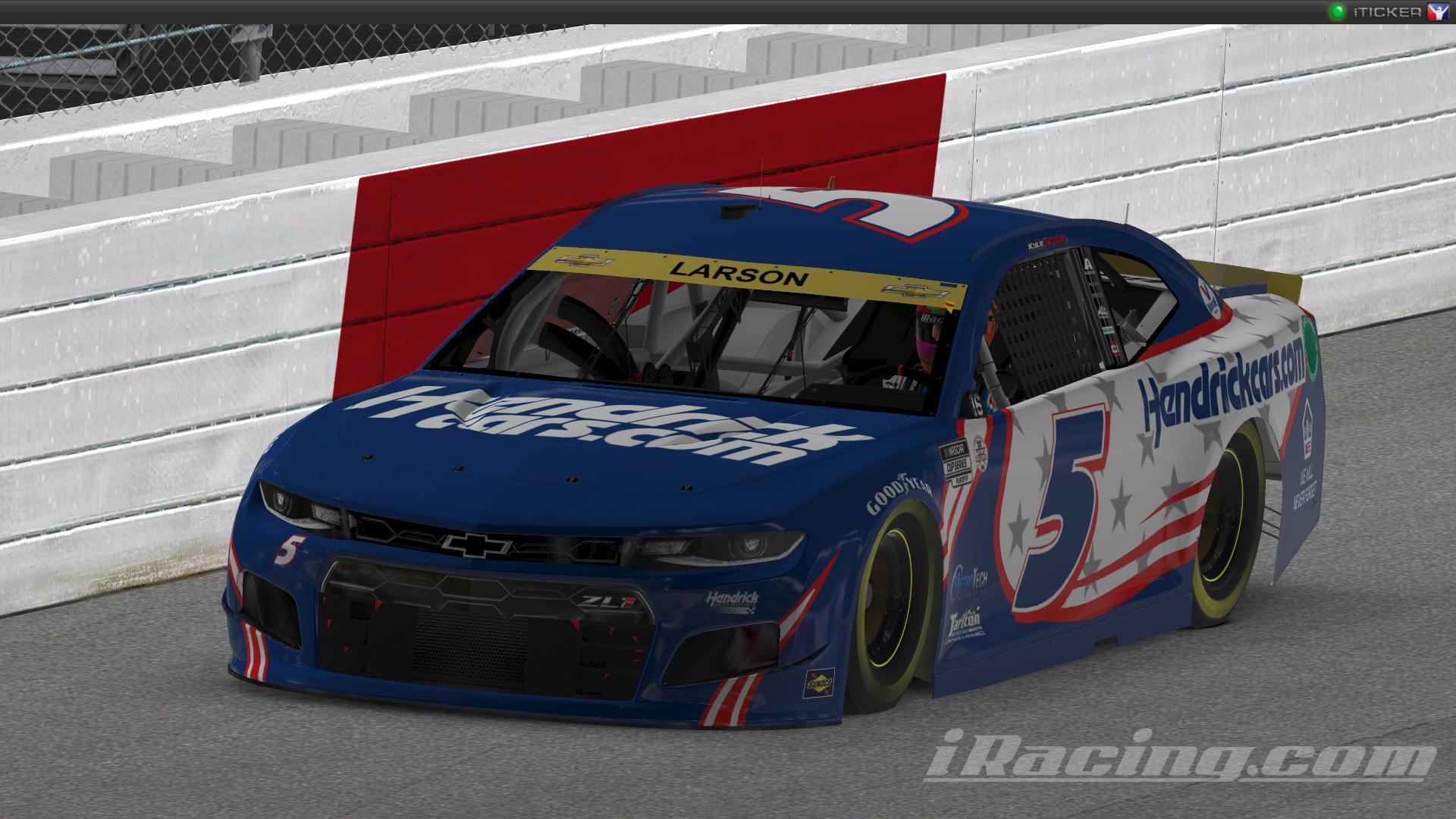 Kyle Larson #5 Hendrickcars.com 9/11 2021 NASCAR Cup Series Playoffs ...