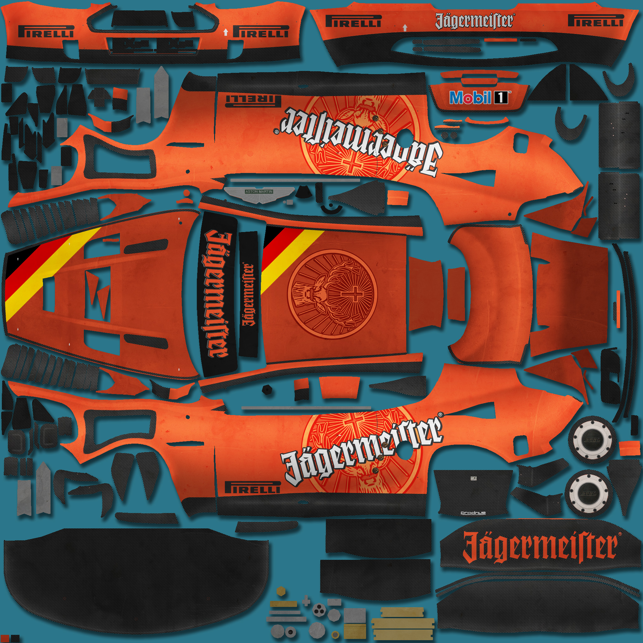 Aston Martin JAGERMEISTER by Justin S Davis - Trading Paints