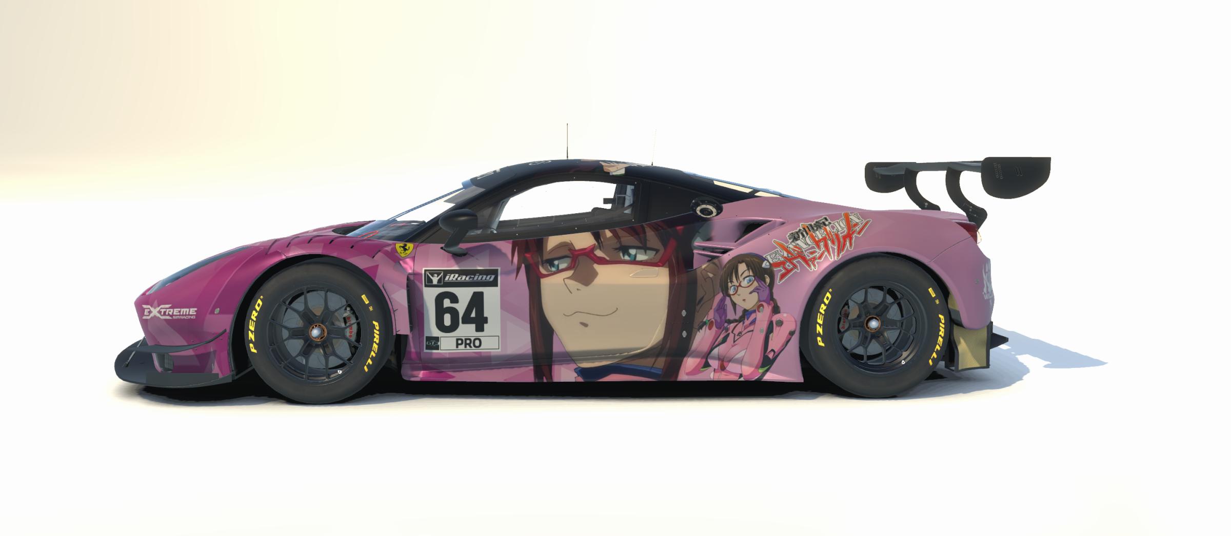 Ferrari 488 Evo - Mari Makinami (Evangelion) by Joao V Borges - Trading ...