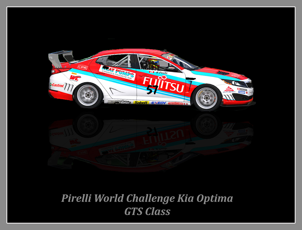 Fujitsu Kia by Bruce Poole - Trading Paints