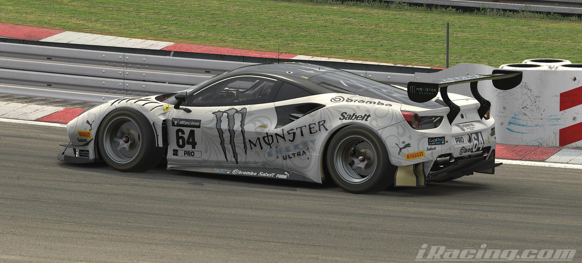 Ferrari EVO GT3 Monster Energy ULTRA color by Tom Yamaguchi - Trading ...