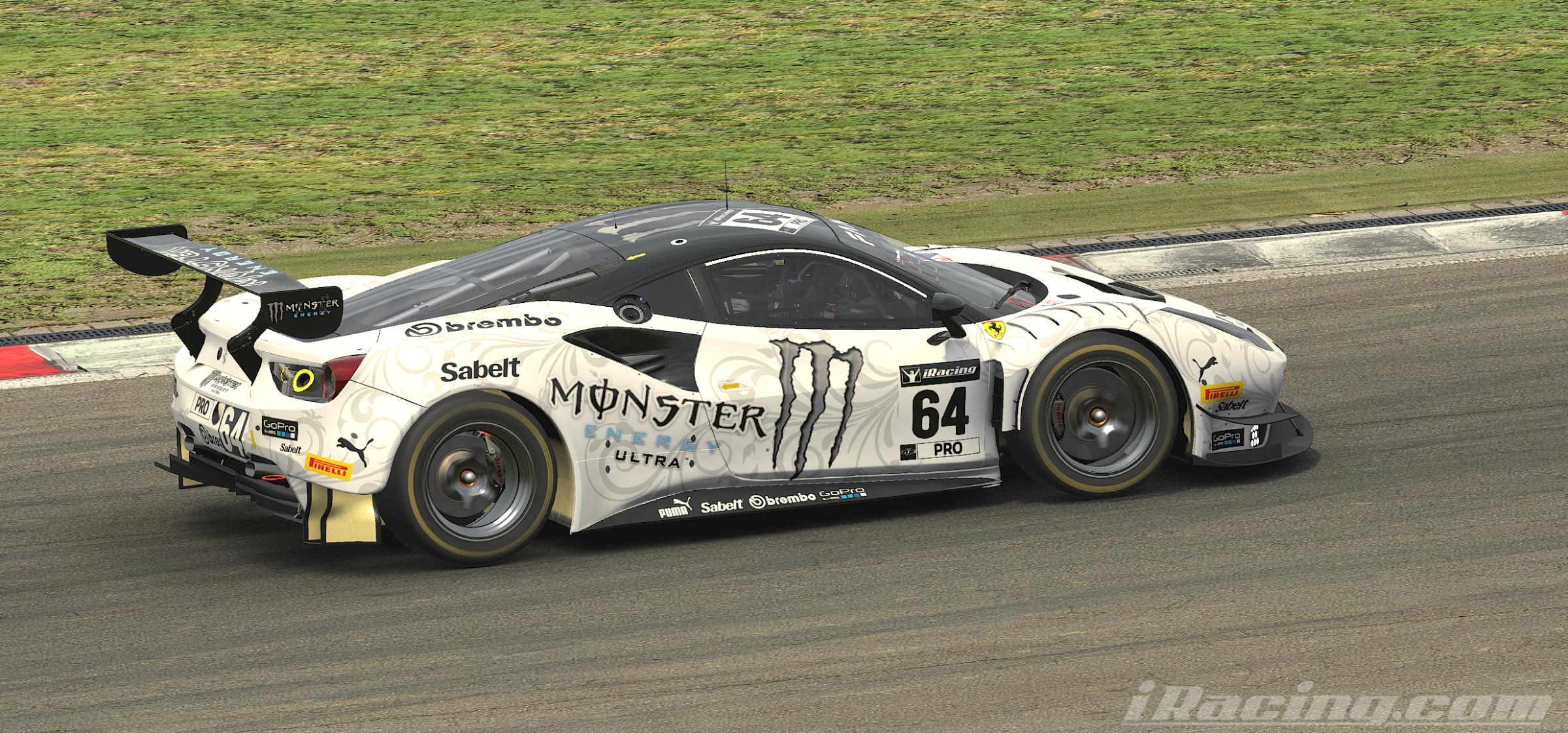 Ferrari EVO GT3 Monster Energy ULTRA color by Tom Yamaguchi - Trading ...