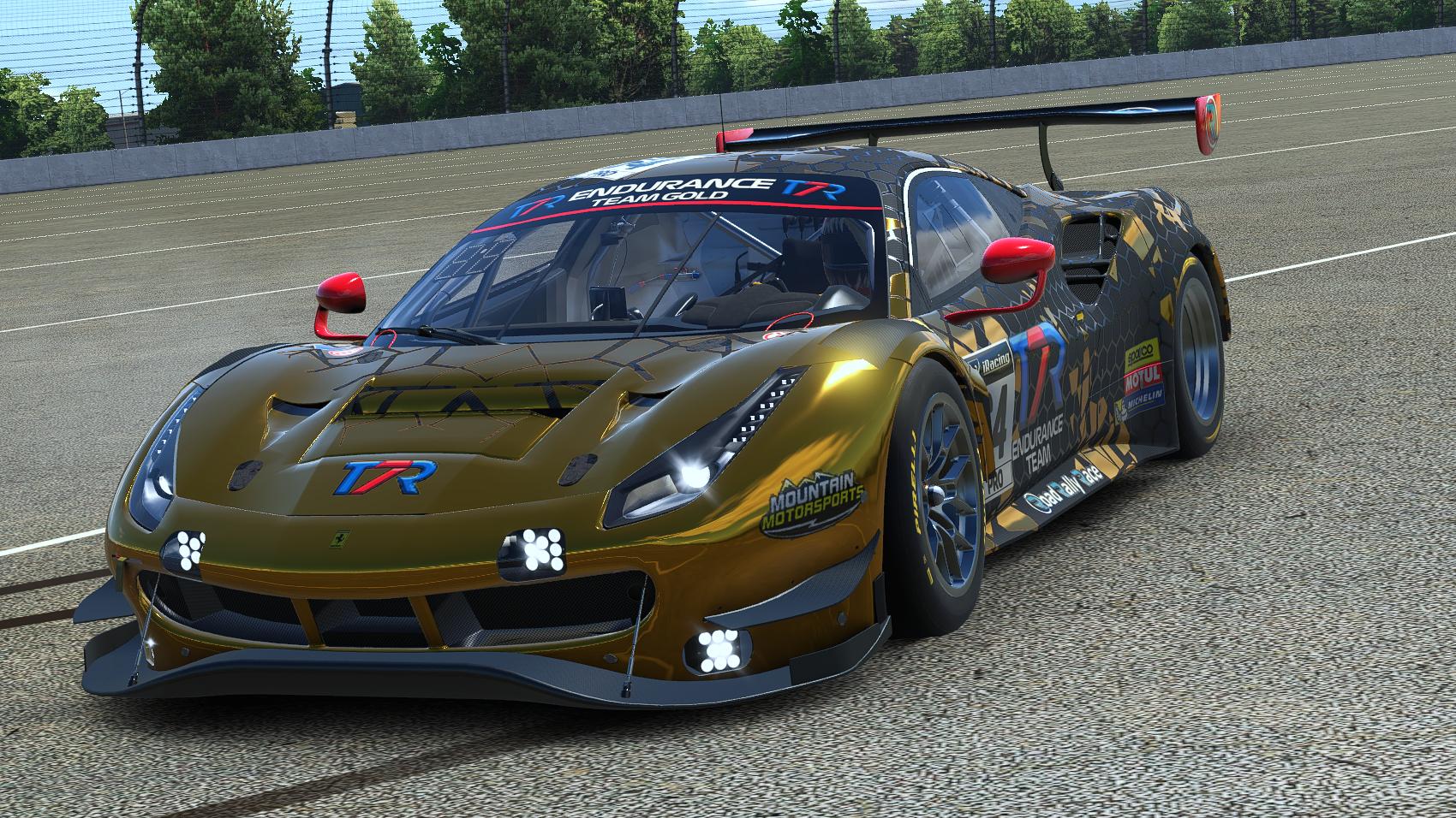 Ferrari EVO GT3 TEAM GOLD LIVERY by Colin C. - Trading Paints