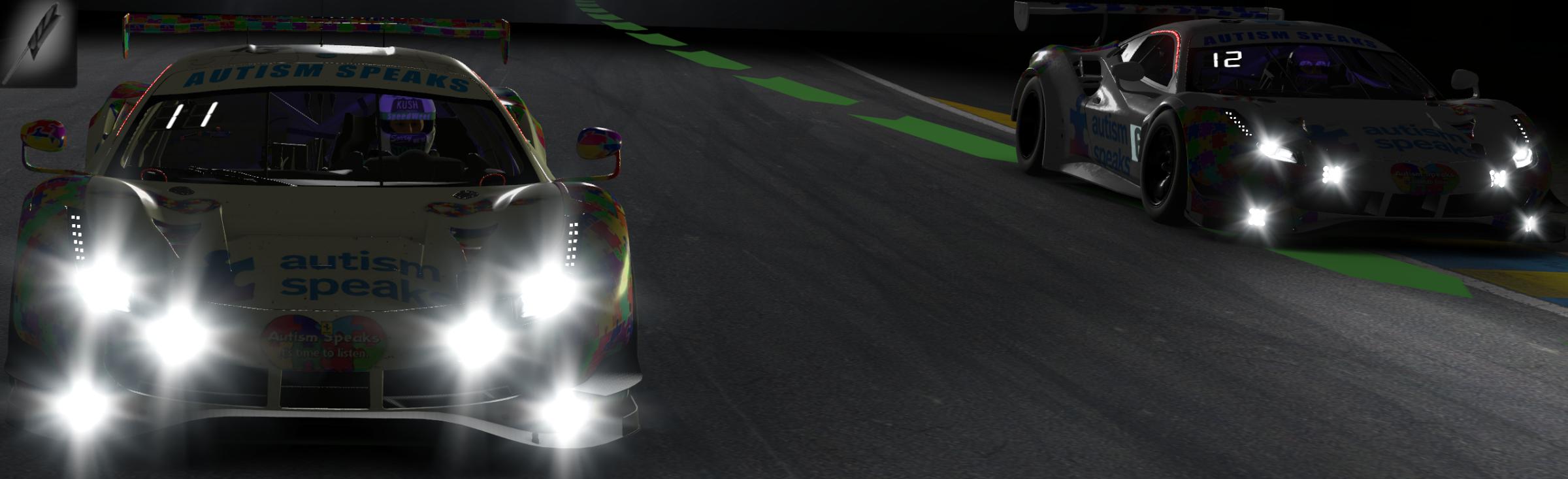 Autism Speaks Ferrari EVO GT3 by Todd Schwarz - Trading Paints