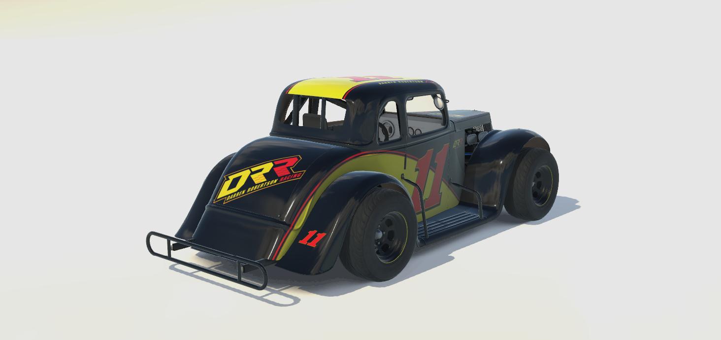 Darren Robertson #11 Legends Car by David Polenz - Trading Paints