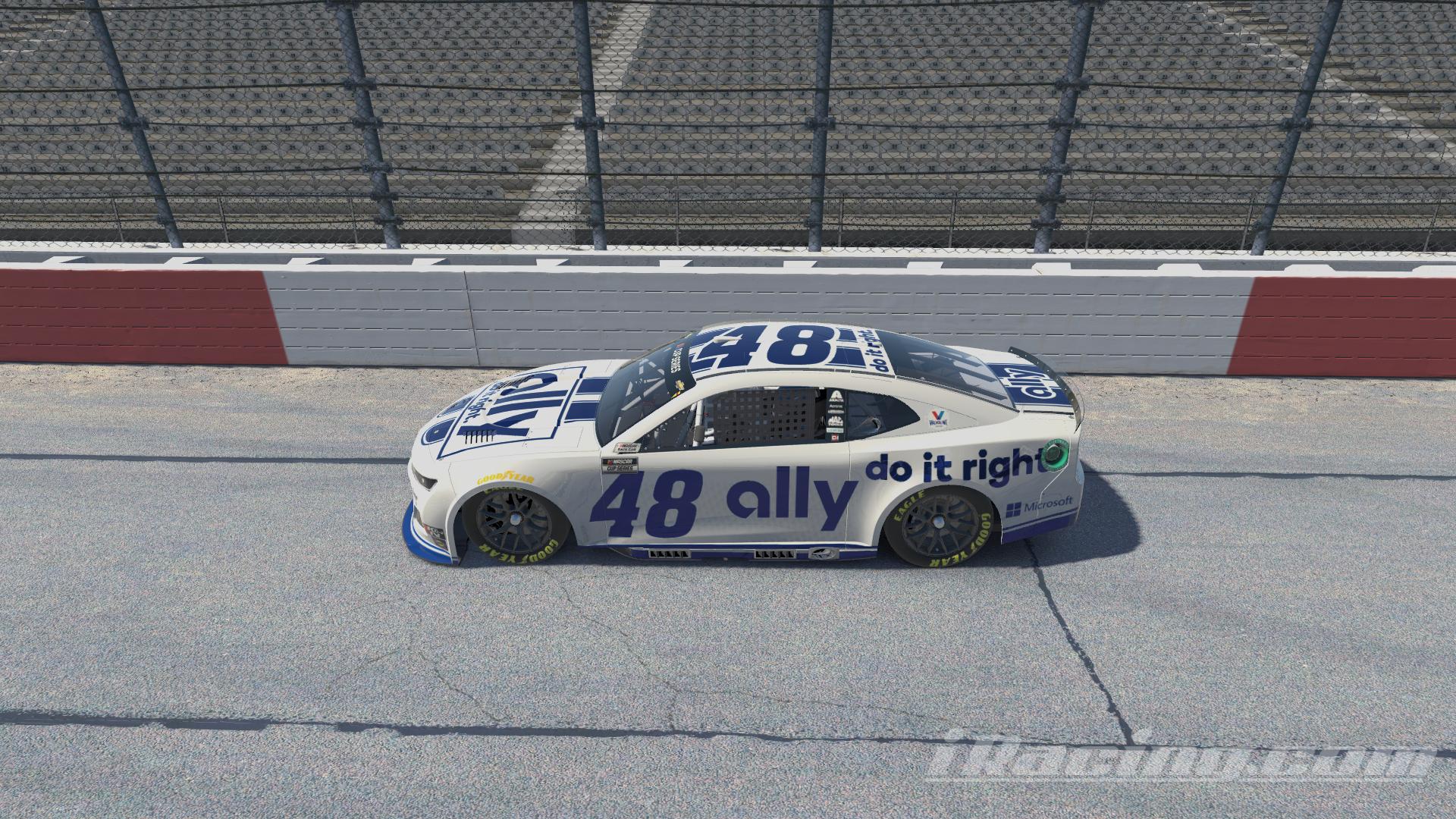 Alex Bowman Ally Throwback Concept White (Jimmie Johnson 2012-2014) by ...