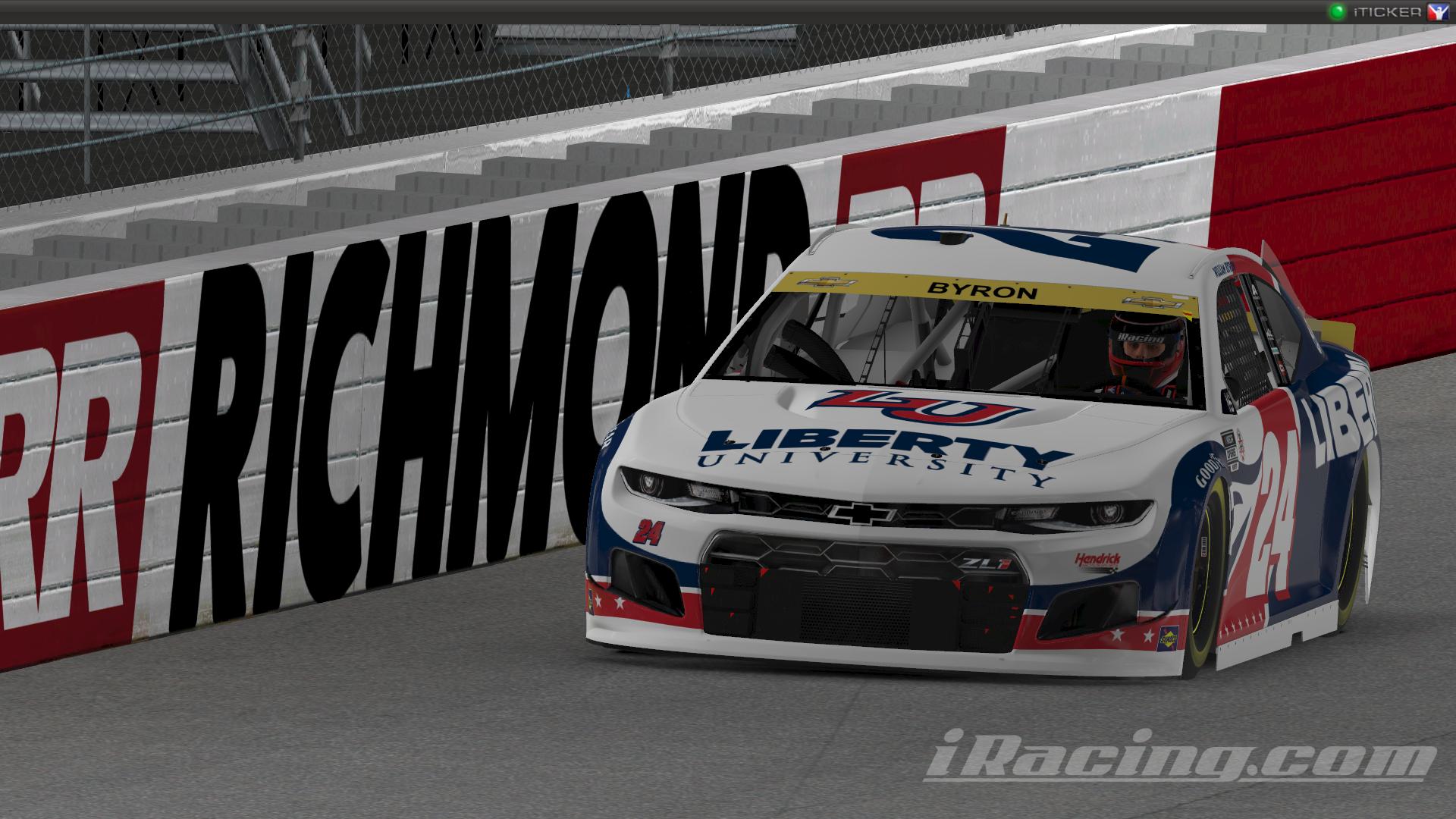 William Byron #24 Liberty University 2021 NASCAR Cup Series Playoffs ...
