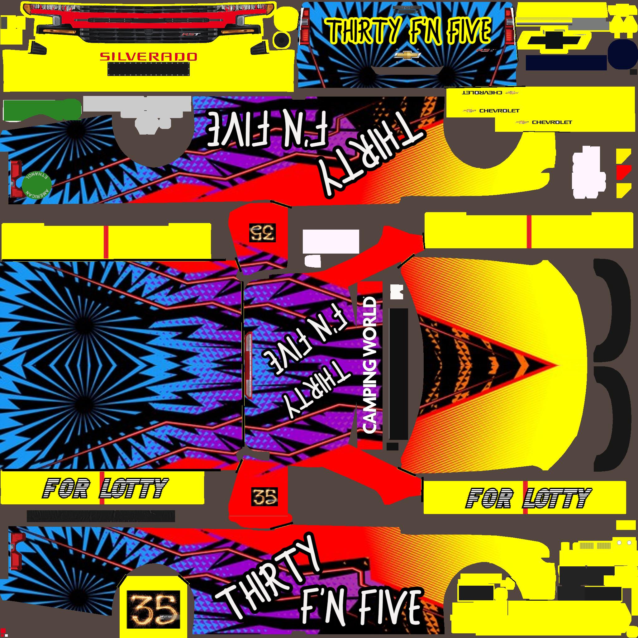 THIRTY FN FIVE TRUCK by Josh Oswald - Trading Paints