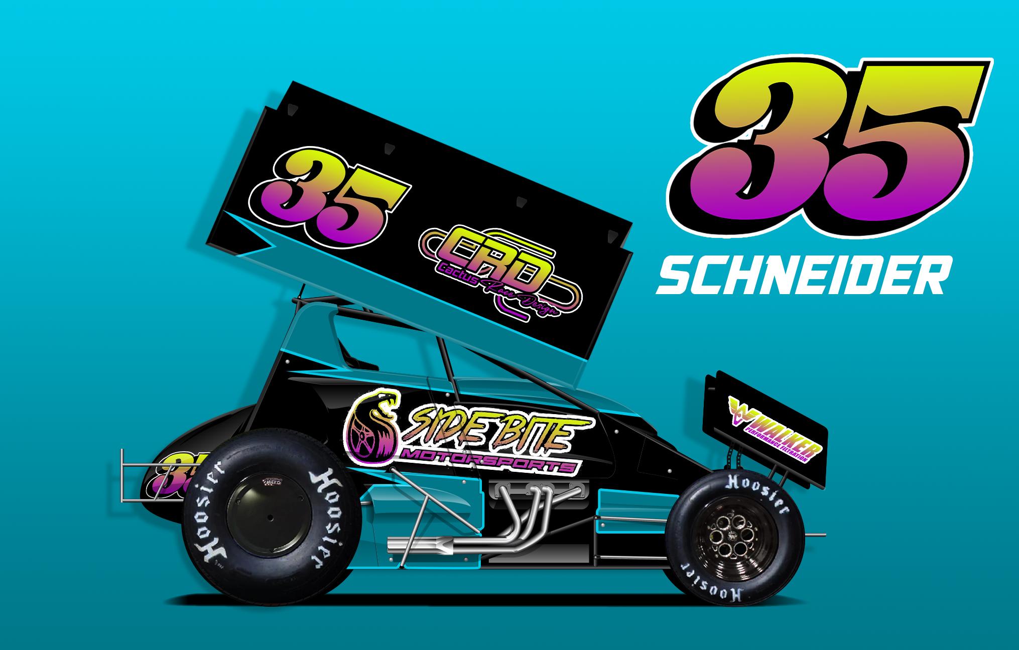 2021 Travis Schneider Sprint Car by Koleton Anderson - Trading Paints