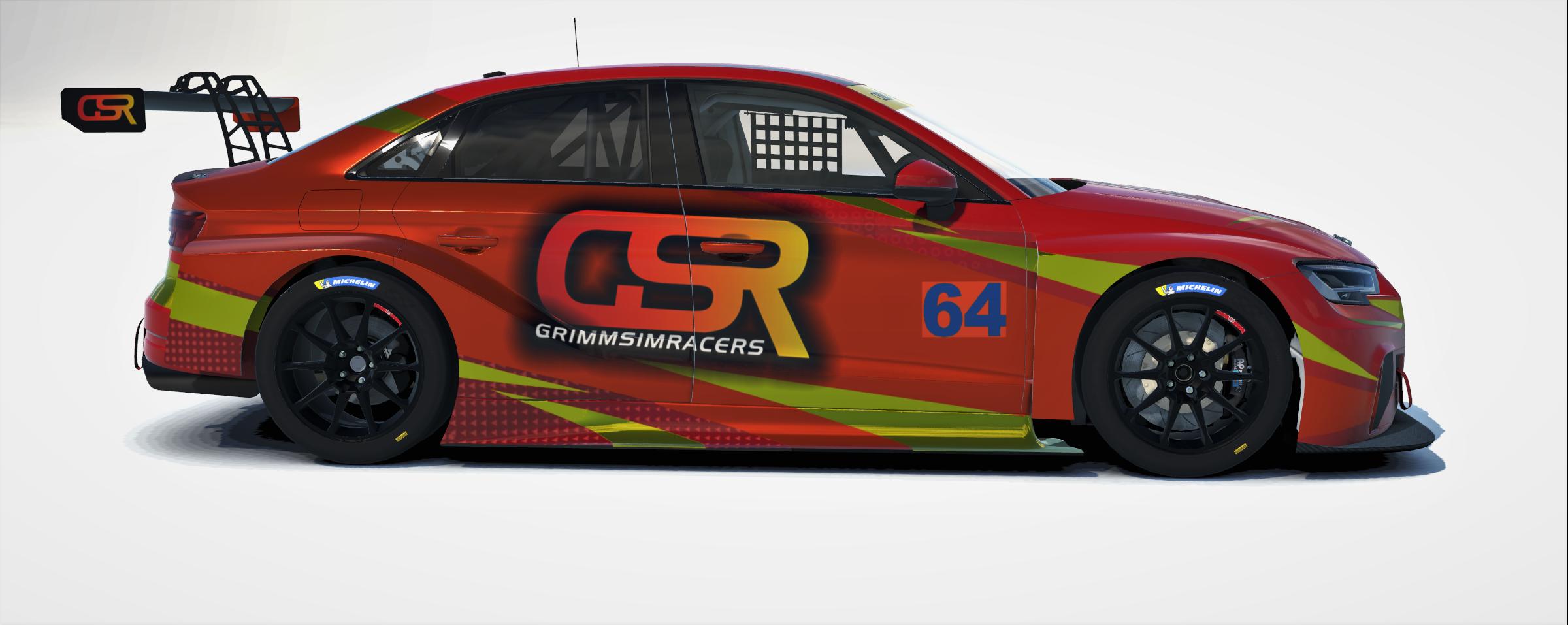 Team GSR E-Sports Audi RS3 LMS by Malveenderjit Singh - Trading Paints