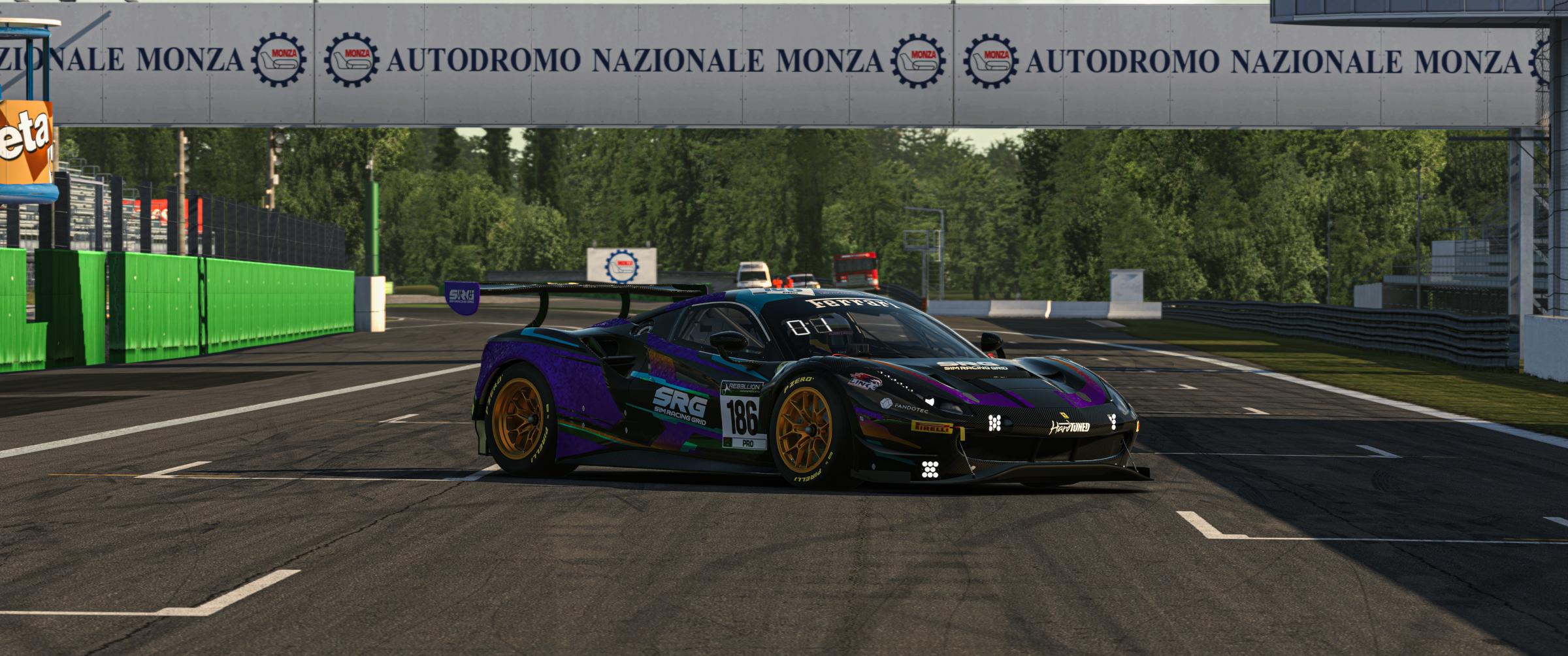 Sim Racing Grid Ferrari 488 GT3 EVO CARBON by David K J. - Trading Paints