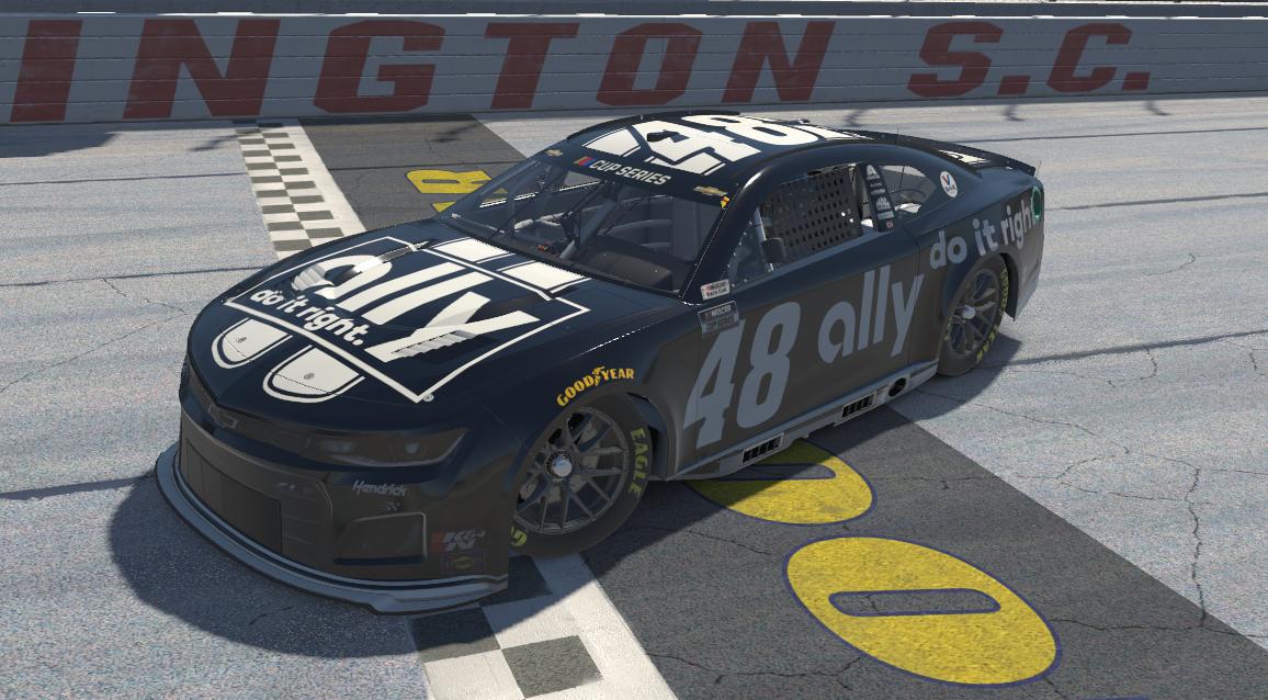 Alex Bowman Ally Throwback Concept Black (Jimmie Johnson 2012-2014 by ...