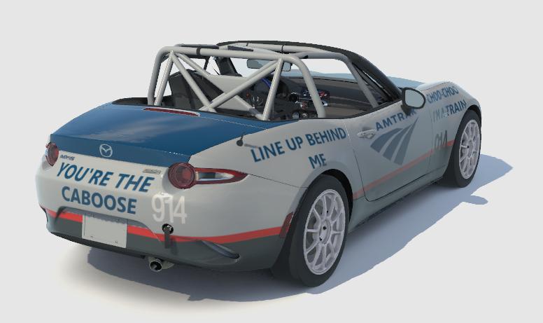 Amtrak Choo Choo Im a train by Michael Pullen - Trading Paints