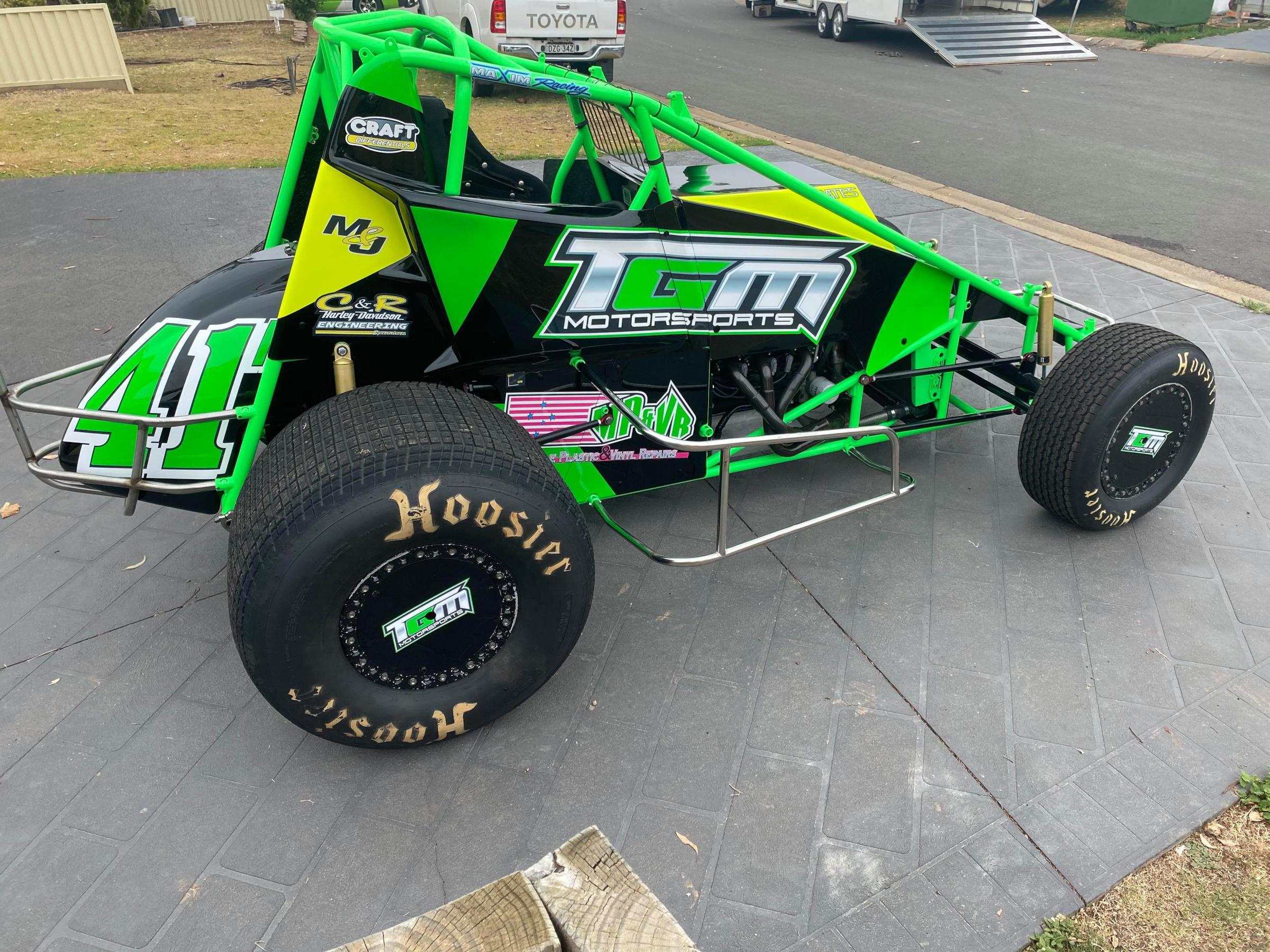 Jason Bates Sprintcar x Commodore Supercar by Kinser Claridge - Trading ...