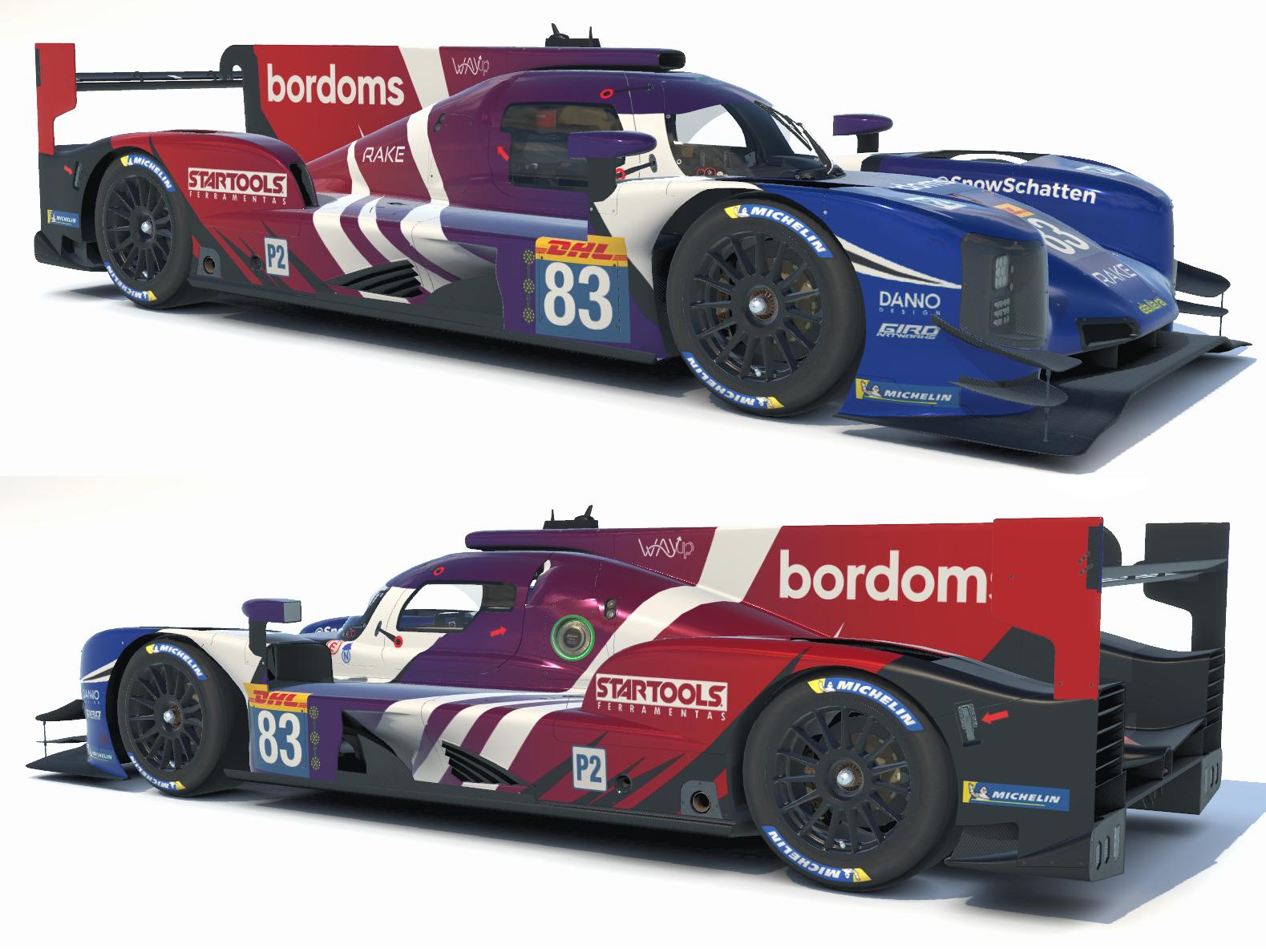 Bordoms Snow Schatten | Dallara P2 by Danilo Vaz - Trading Paints