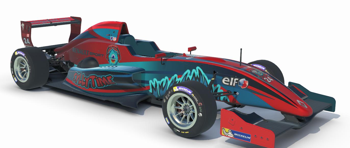 SyLLyTime Formula Renault 2.0 custom iRacing livery for Brandon Lovier ...