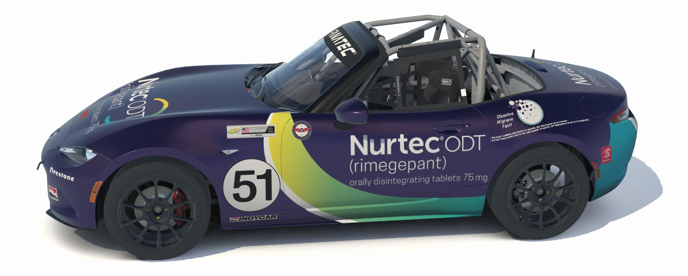 Nurtec ODT (rimegepant) MX-5 (purple) by Patrick Smith12 - Trading Paints