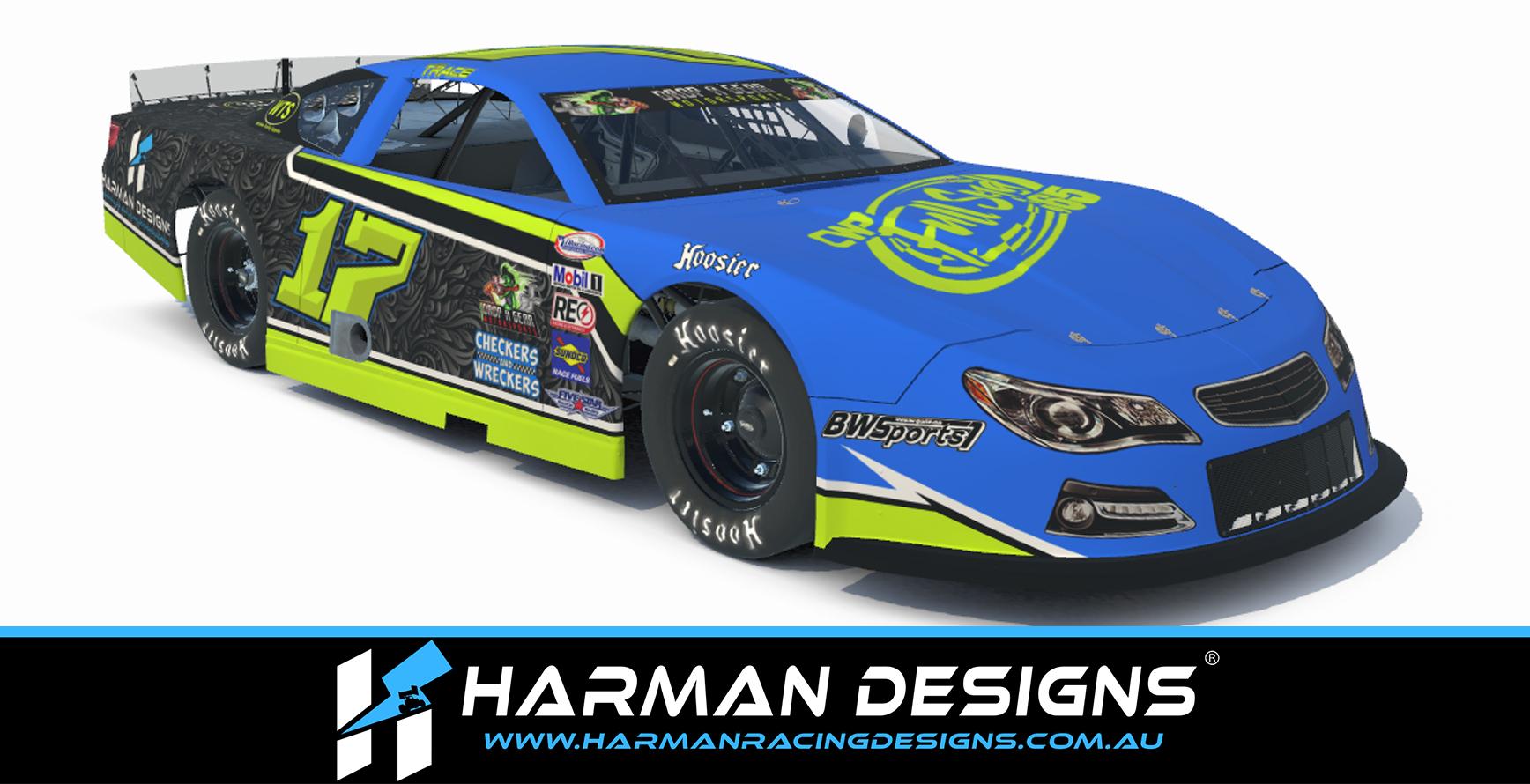 Drop A Gear team Super Late Model by Keegan Harman - Trading Paints