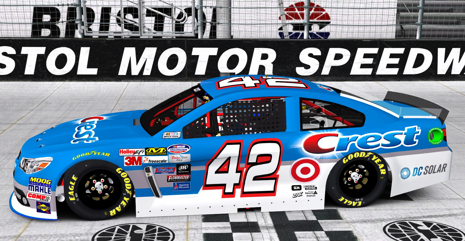 Kyle Larson Crest Chevy Gen-6 by Don Scott - Trading Paints