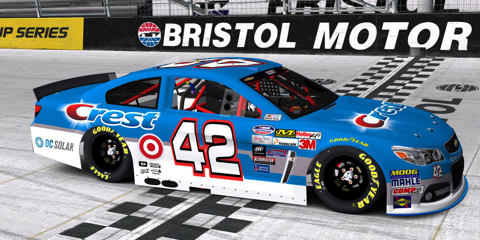 Kyle Larson Crest Chevy Gen-6 by Don Scott - Trading Paints