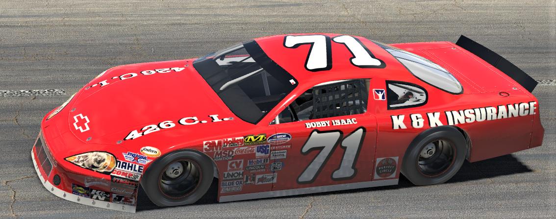 BOBBY ISAAC - K&K INSURANCE LATE MODEL by Christopher Rives - Trading ...