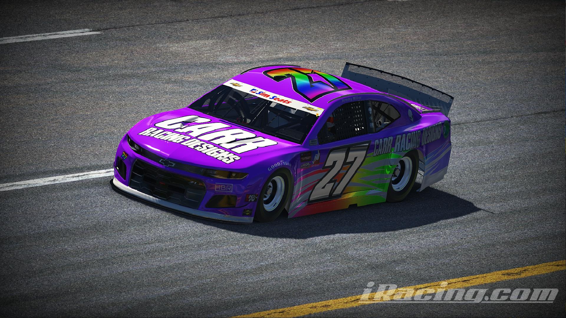 Jeremy Millers #27 Carr Racing Designs RSR by Zach Carr - Trading Paints