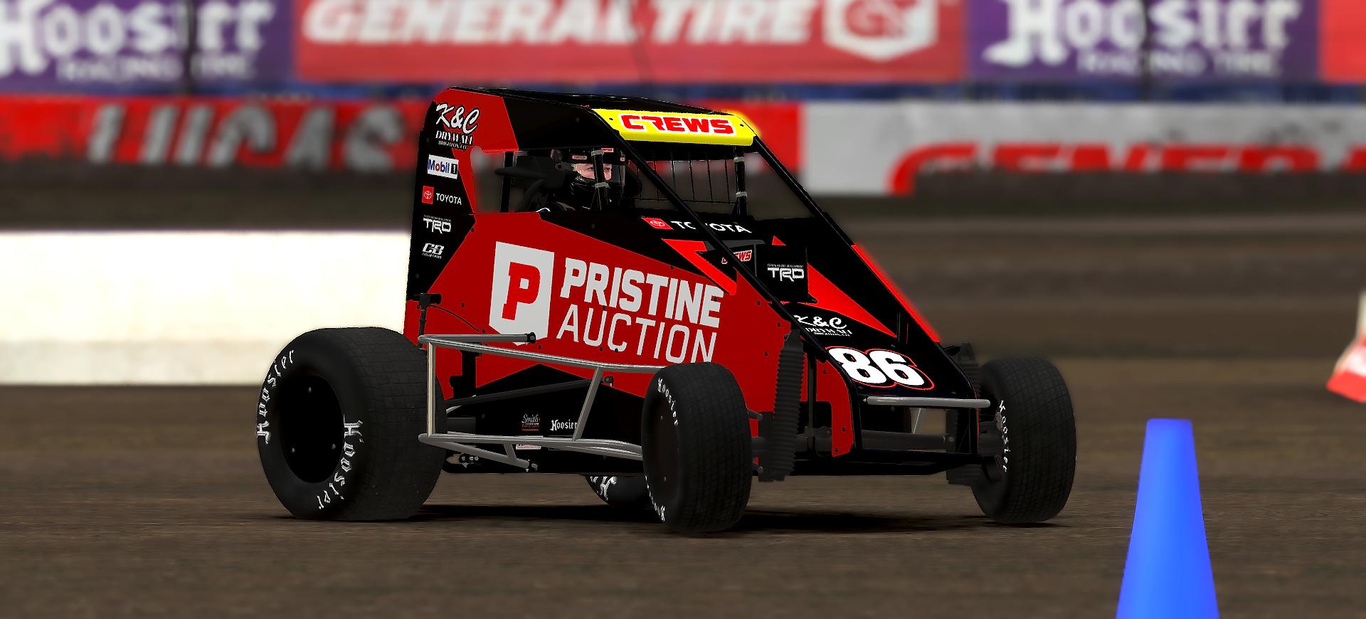 Brent Crews #86 POWRI Lucas Oil National Midget (No Numbers) by Koleton ...