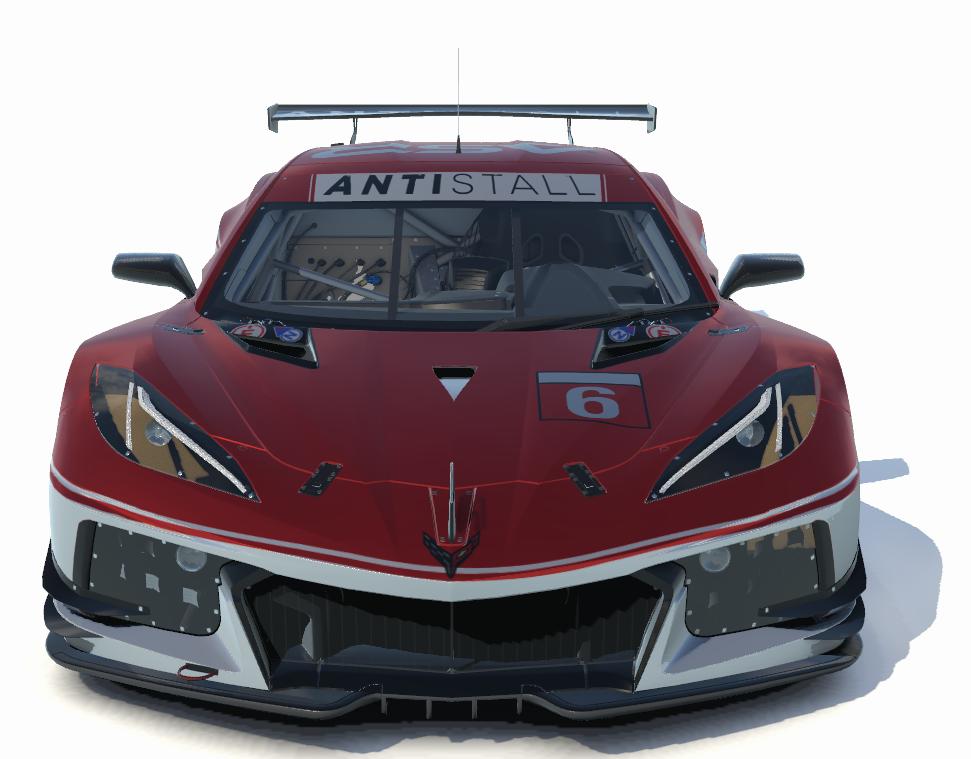 ASR - Corvette C8.R GTE - Red/Silver by Kevin Stam - Trading Paints