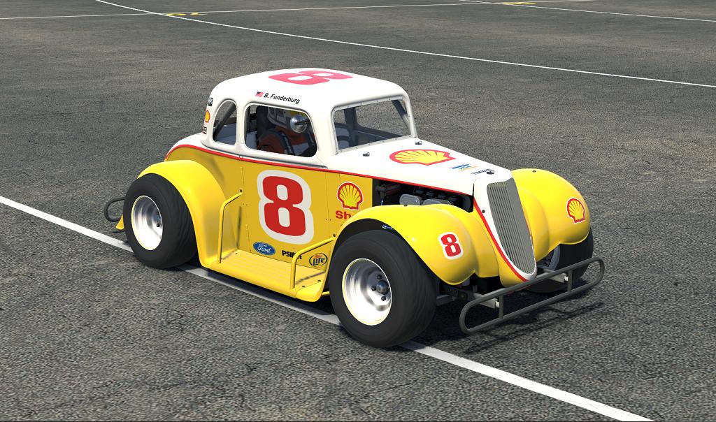 Shell 34 Ford by Bruce Funderburg - Trading Paints
