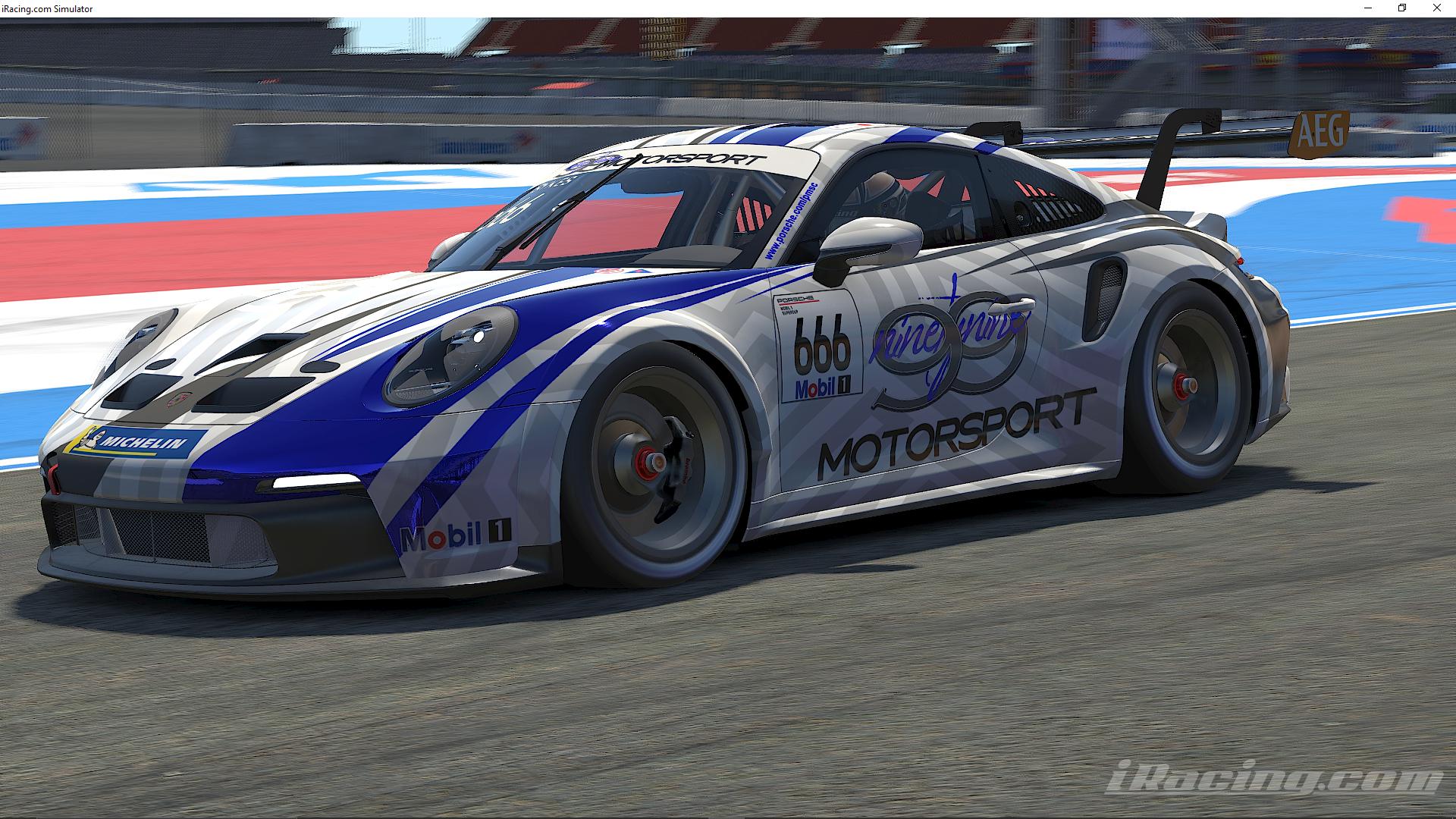 99 Motorsport Porsche 992 Cup - WHITE by Mark Sykes - Trading Paints