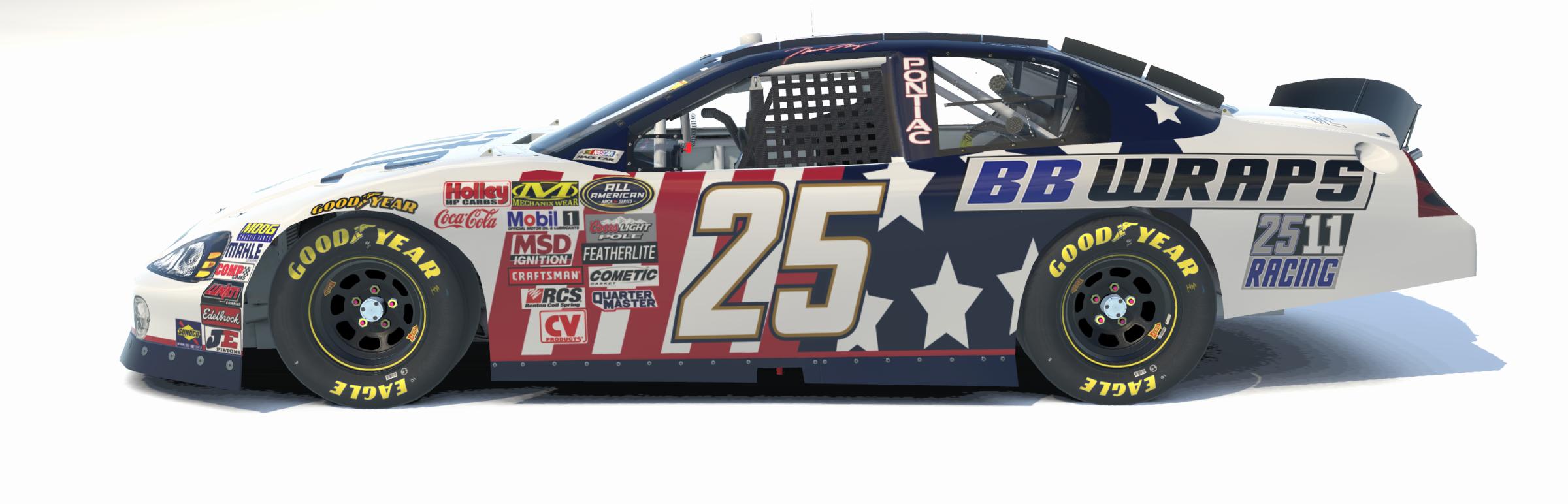 #25 Brandon Barcusky All American ARCA Series S2 Miller Lite Pontiac ...