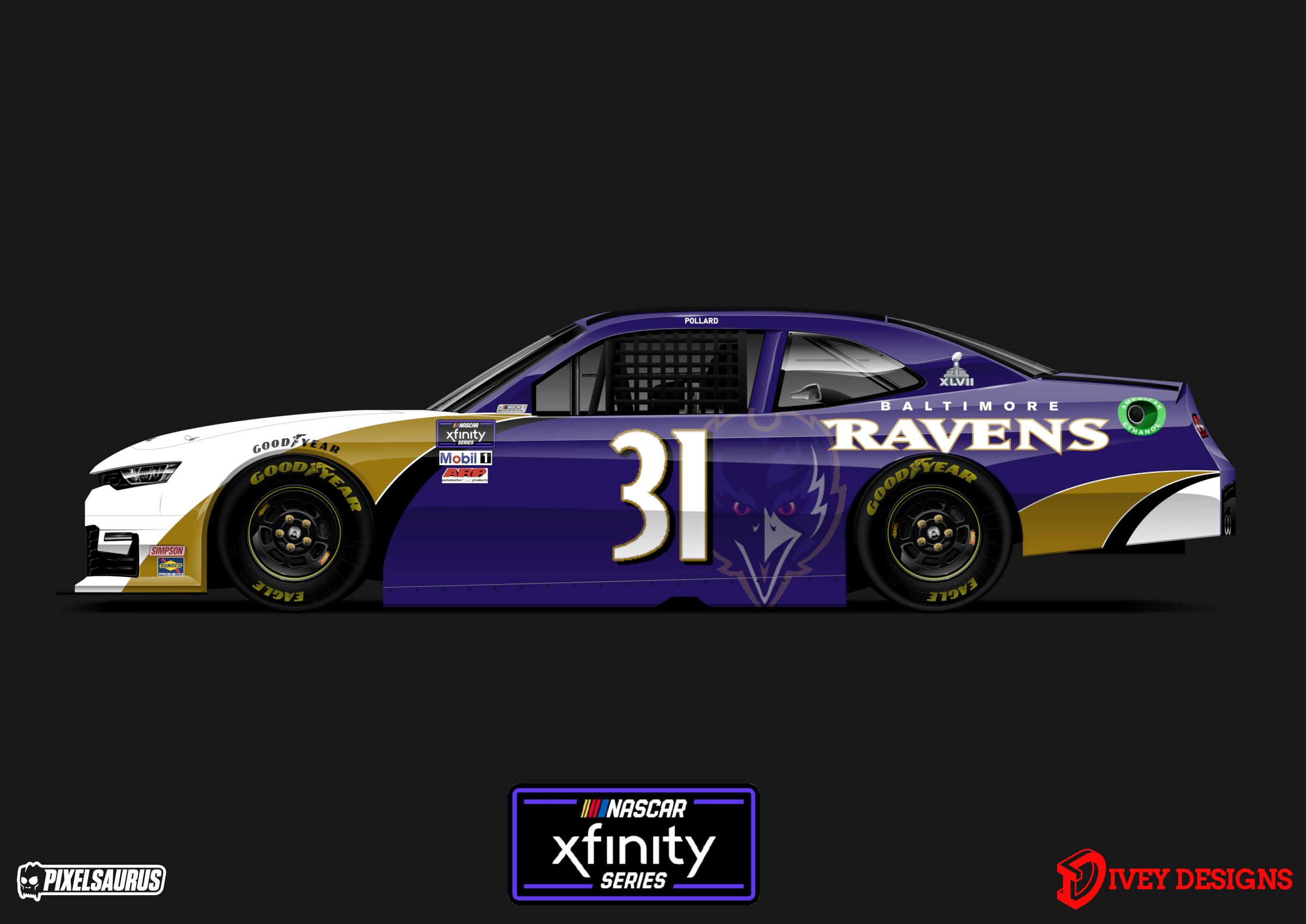 Bernard Pollard 31 Baltimore Ravens by Douglas Ivey - Trading Paints