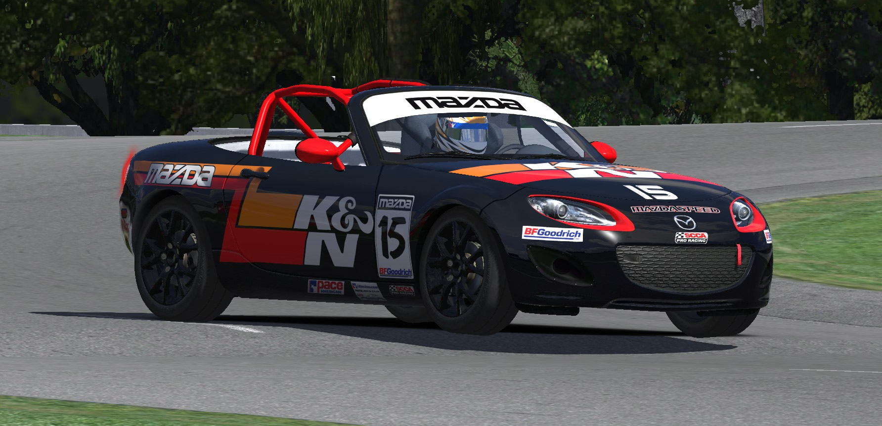 K&N Fantasy MX-5 Cup Livery (Red) by Steven B. - Trading Paints