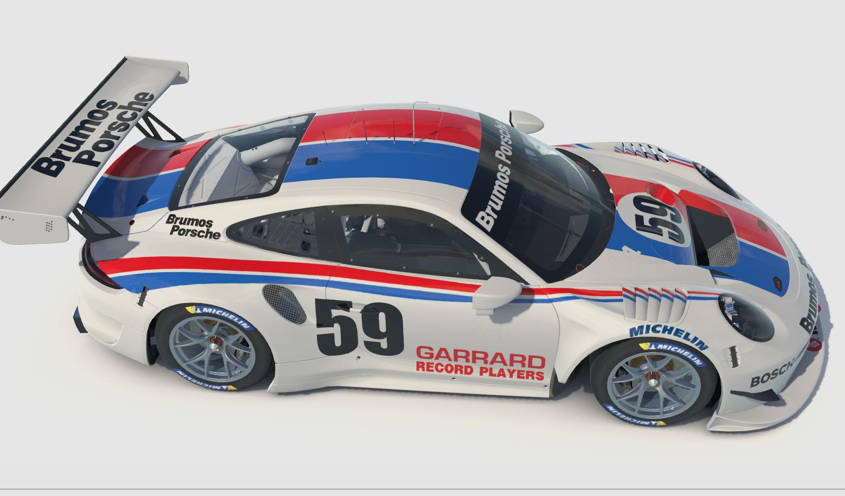 Porsche 911 GT3 R Brumos by Clyde Coman - Trading Paints