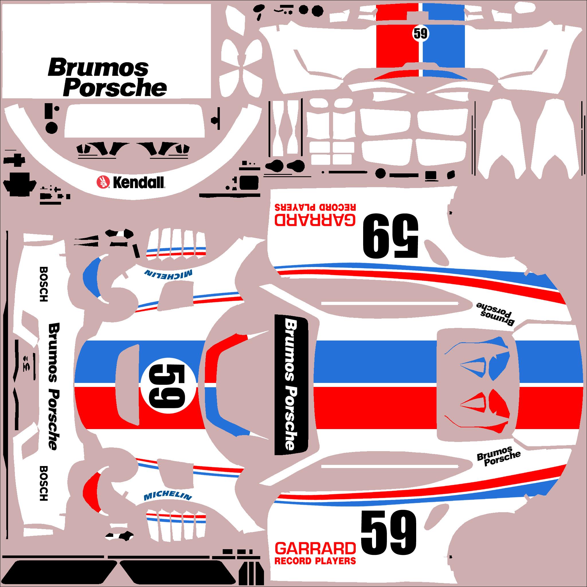 Porsche 911 GT3 R Brumos by Clyde Coman - Trading Paints