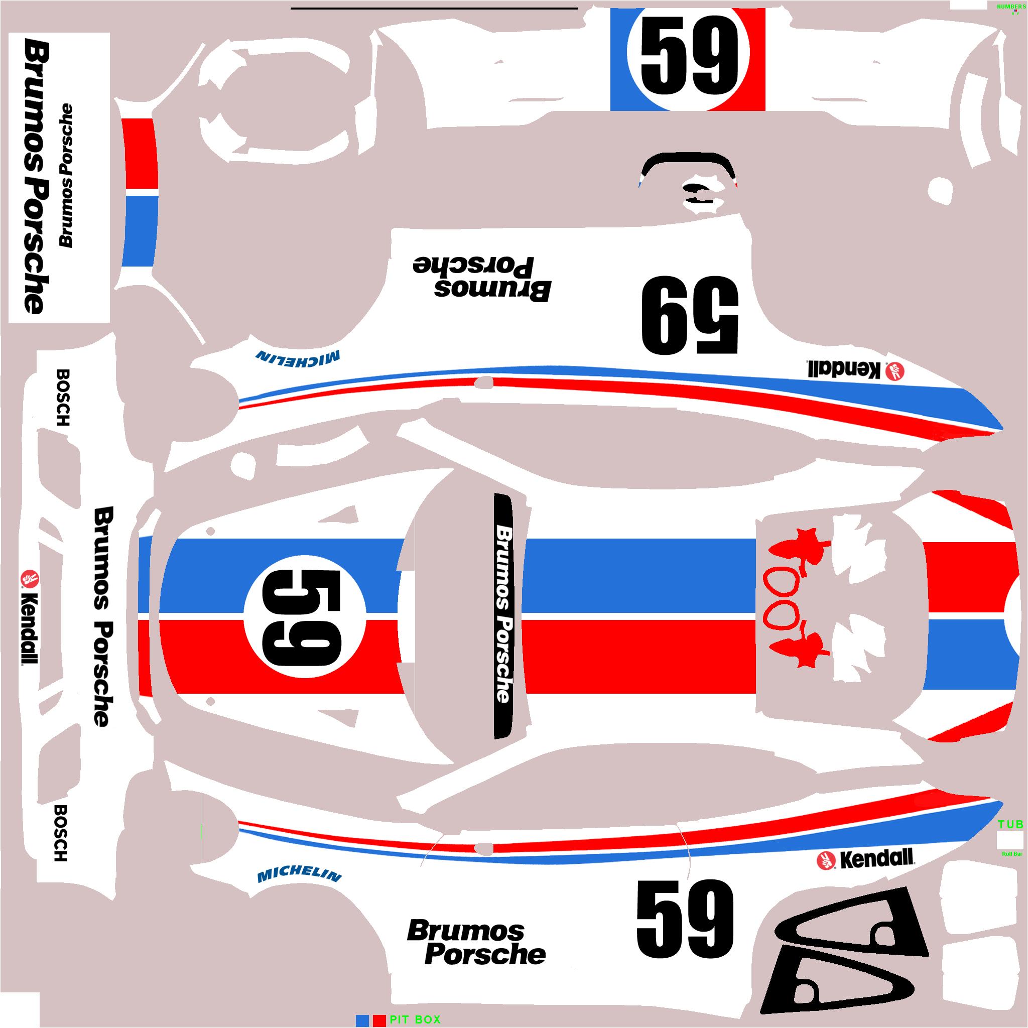 Porsche 911 Brumos by Clyde Coman - Trading Paints