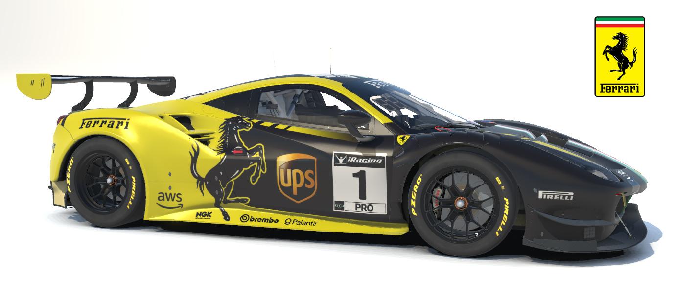 UPS Ferrari Prancing Horse 488 GT3 Evo 2020 by Steve J Cass - Trading ...