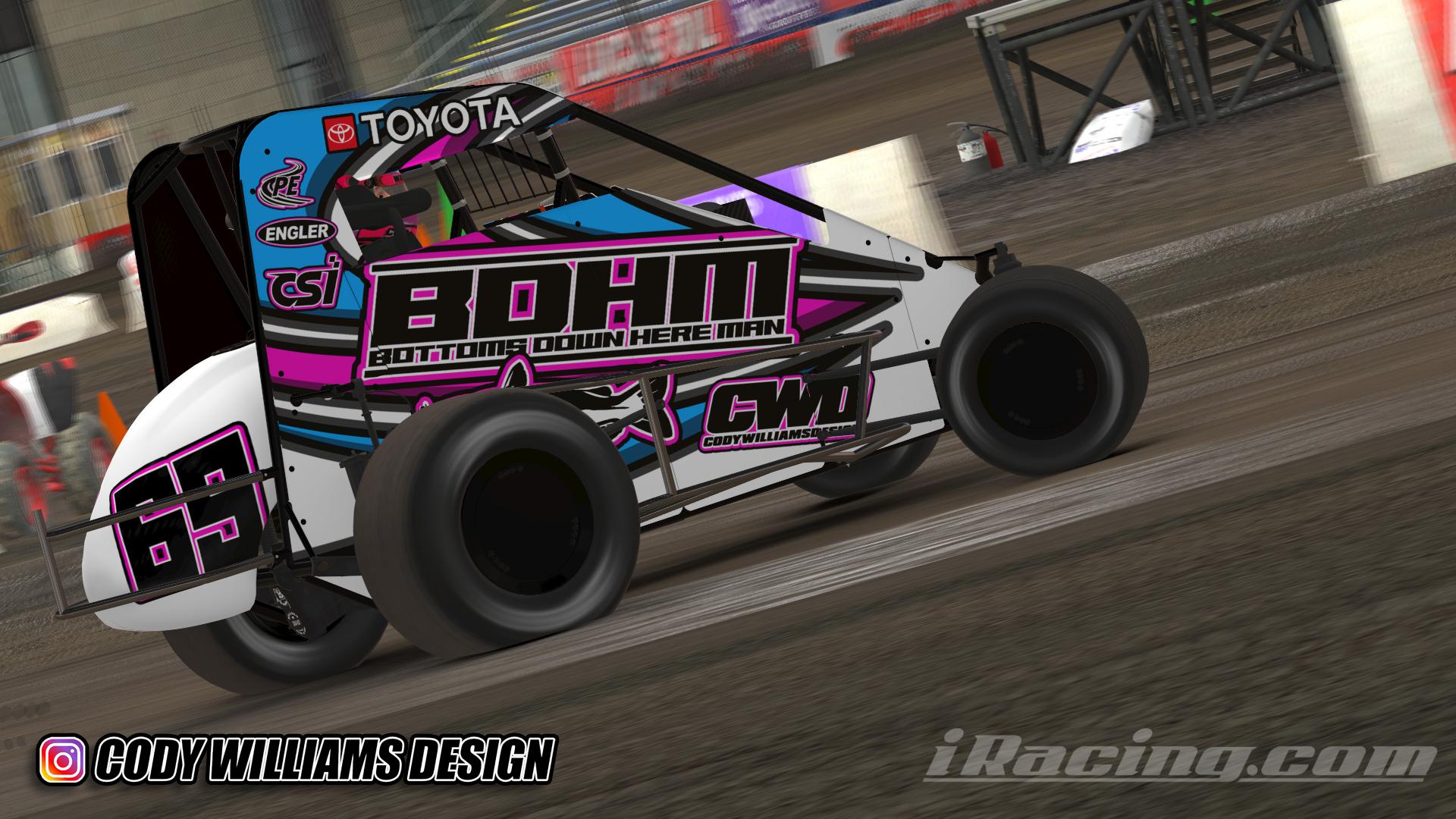 BDHM Midget #69 white! by Cody G Williams - Trading Paints