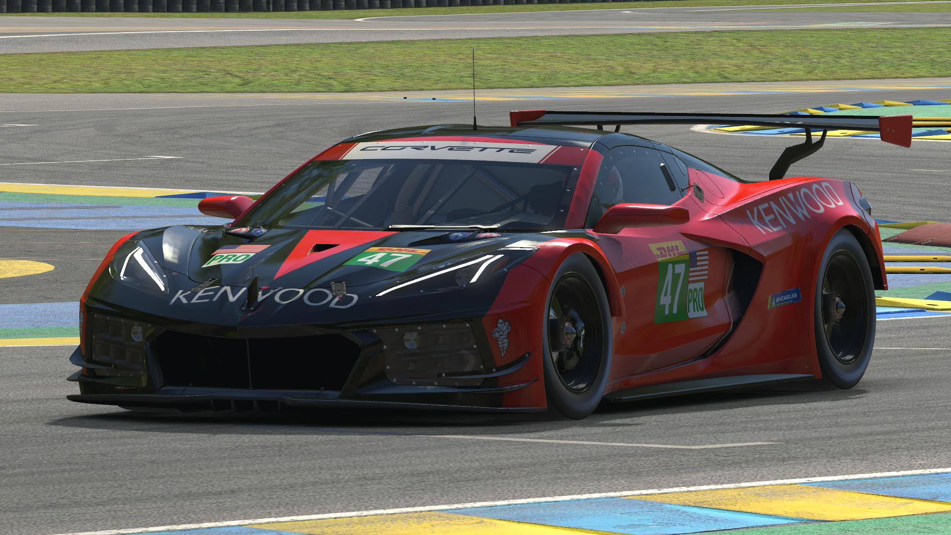 Kenwood Corvette C8.R imagined Honda NSX GT2 #47 Le Mans 1994 by ...