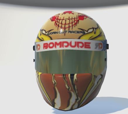 Robert Doig "Bomdude"-First personal helmet by Robert Doig - Trading Paints