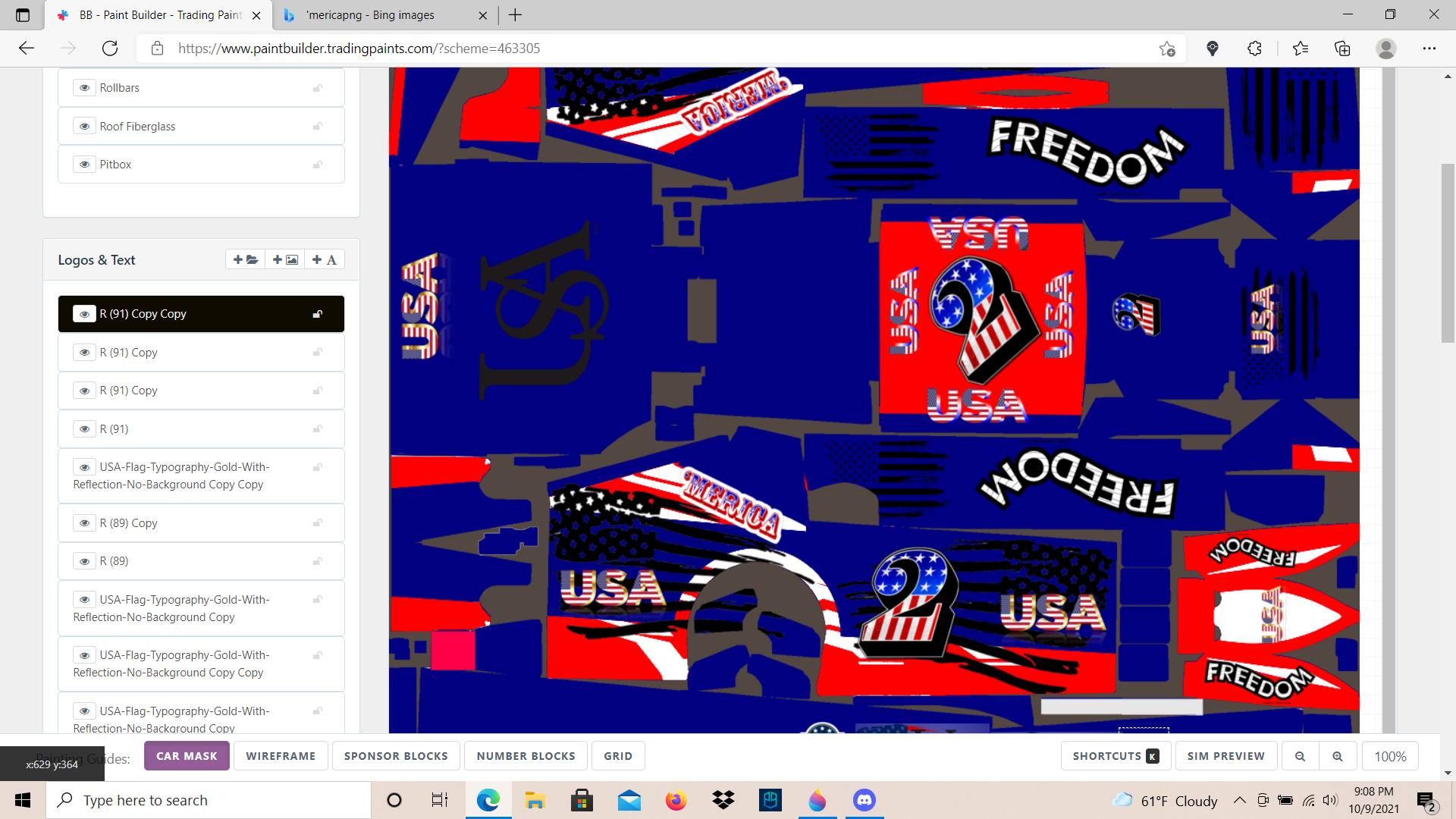 USA by Brandon C. - Trading Paints