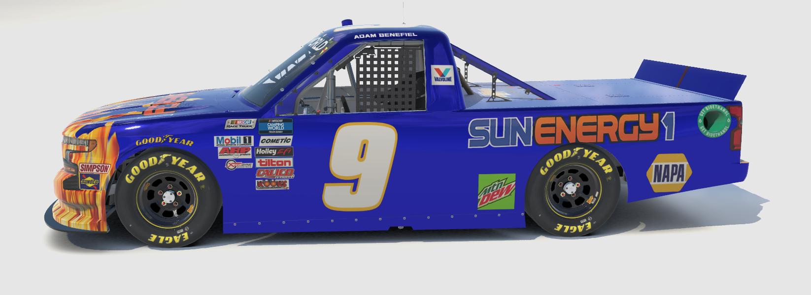 Adam Benefiel SunEnergy Silverado by Steven Ayers Jr - Trading Paints